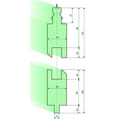 Joggle Tool Holder | Press Brake Tool Holder | Fangwei